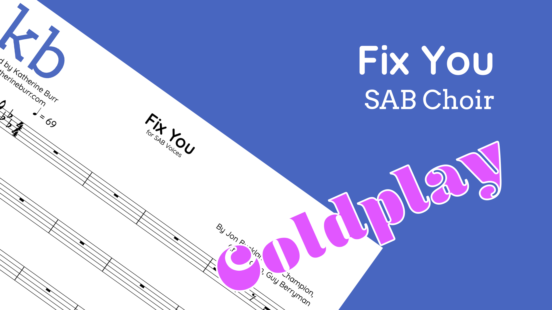 New Arrangement – Fix You – katherineburr